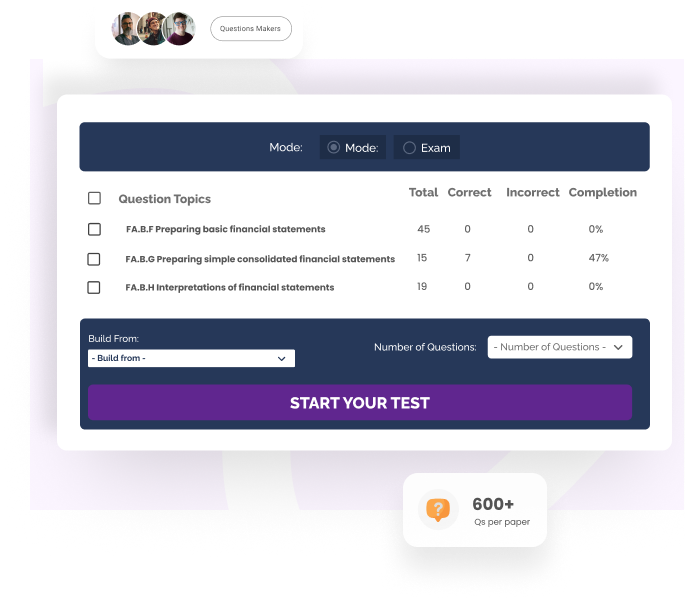 Top ACCA Self-Study, Practice Exams & Mock Tests Online