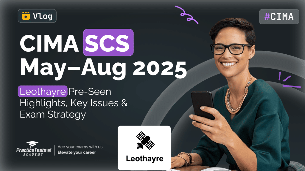 Best CIMA Case Study Materials and Mocks - Practice Tests Academy